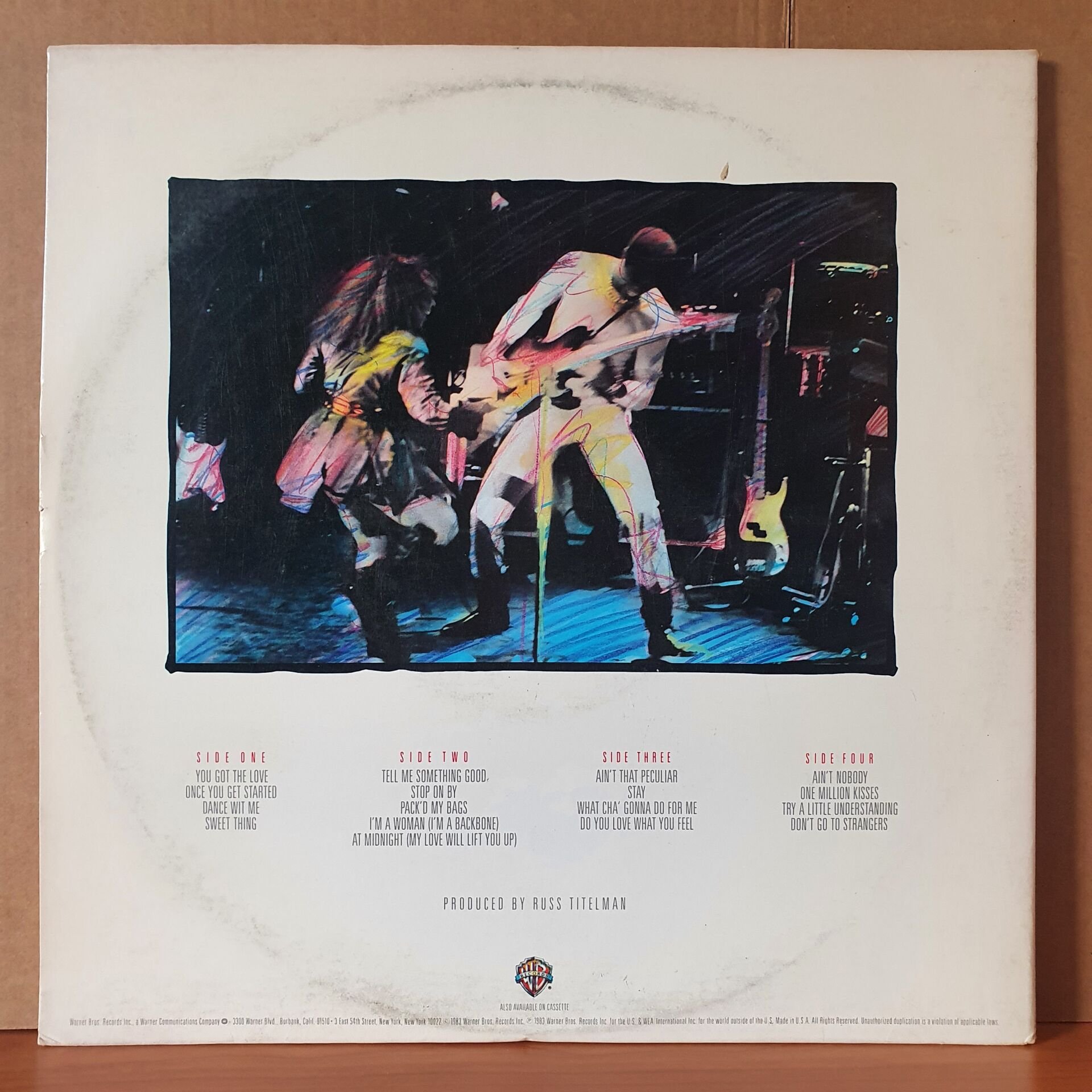 RUFUS AND CHAKA KHAN - LIVE / STOMPIN' AT THE SAVOY (1983) - 2LP 2.EL PLAK RUFUS AND CHAKA KHAN - LIVE / STOMPIN' AT THE SAVOY (1983) - 2LP 2.EL PLAK