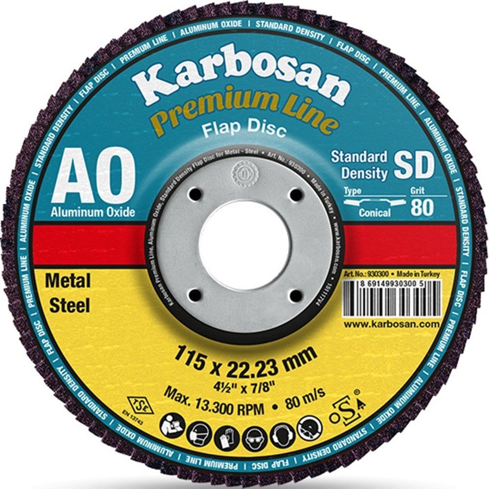 Karbosan Alüminyum Oksit Flap Zımpara 115 80 NK - 10 Adet 192,34 TL Karbosan Alüminyum Oksit Flap Zımpara 115 80 NK - 10 Adet 192,34 TL