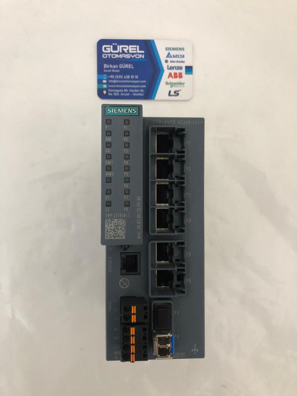 SIEMENS SCALANCE XC206-2SFP 6GK5206-2BS00-2AC2 INDUSTRIAL ETHERNET ... SIEMENS SCALANCE XC206-2SFP 6GK5206-2BS00-2AC2 INDUSTRIAL ETHERNET ...