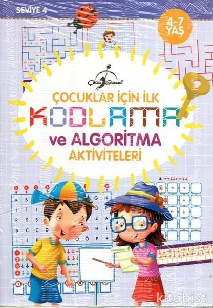 İlk Kodlama ve Algoritma Aktiviteler - 4 Kitap (4+ Yaş) İlk Kodlama ve Algoritma Aktiviteler - 4 Kitap (4+ Yaş)