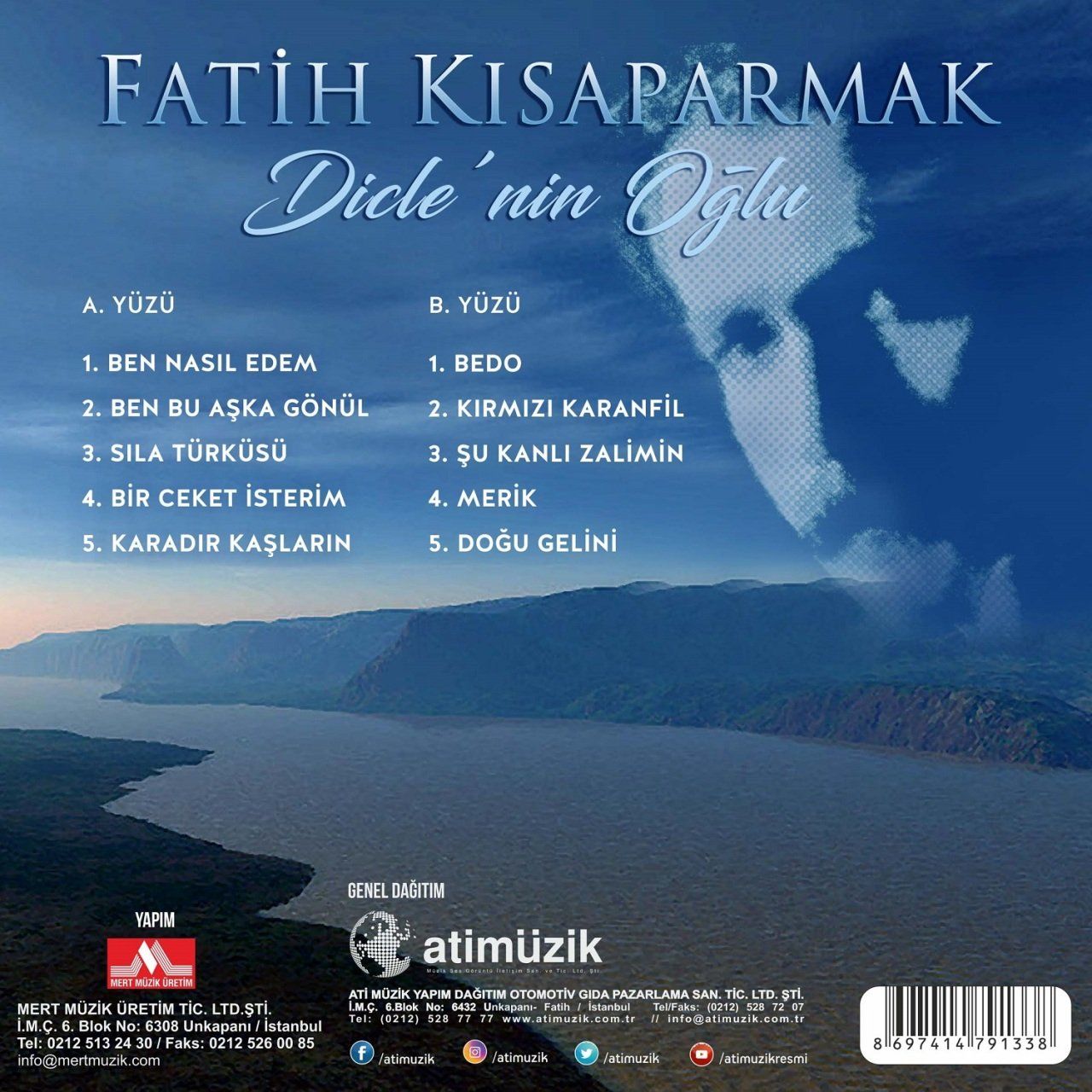 FATİH KISAPARMAK - DİCLE'NİN OĞLU, (LP)